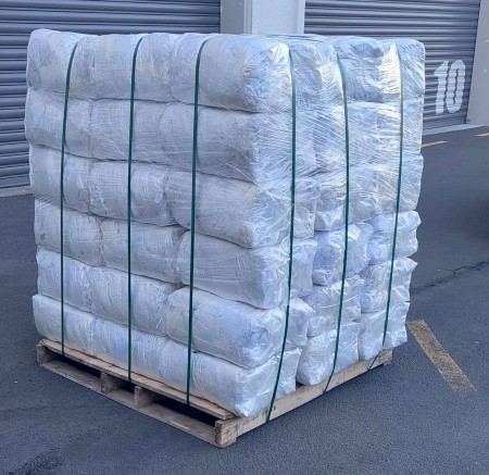 Bulk White Cotton Rags 10kg - Pallet of 54 Bags